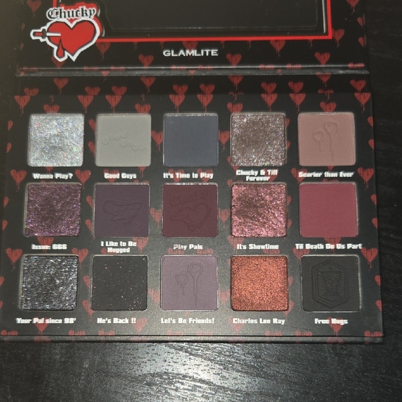 Glamlite | Makeup | Glamlite Chucky Crazy In Love Palette | Poshmark